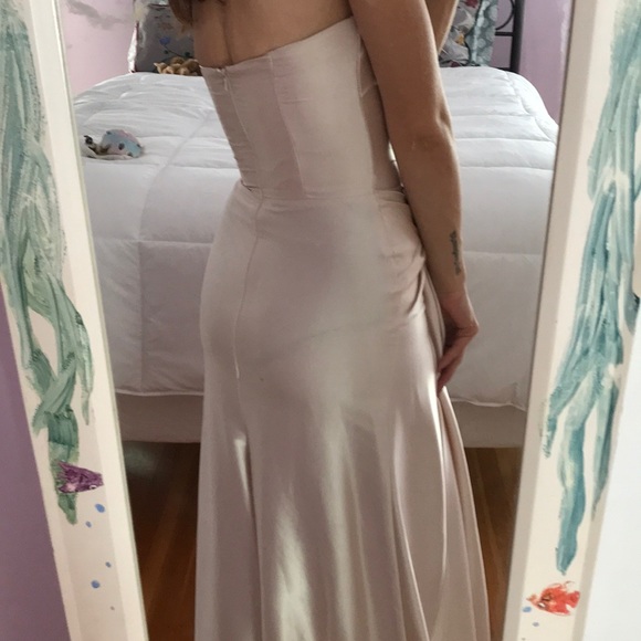 Jessica McClintock | Dresses | Jessica Mcclintock Cream Ball Gown ...